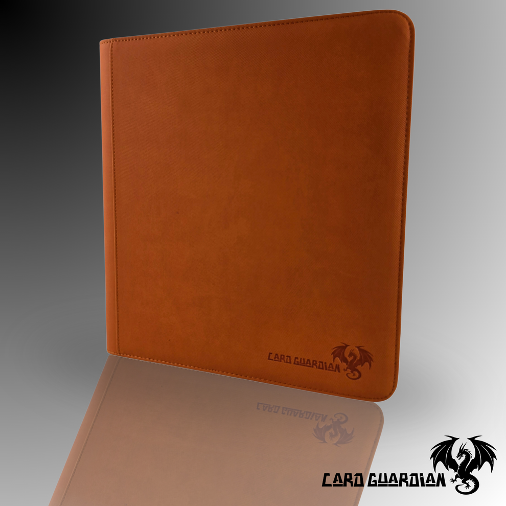 Card Guardian Elemental Series – Ember Premium Zip Binder – 12 Pocket